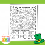 St. Patrick's Day I Spy (three versions!) - Homeschool Share