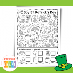 St. Patrick's Day I Spy (three versions!) - Homeschool Share