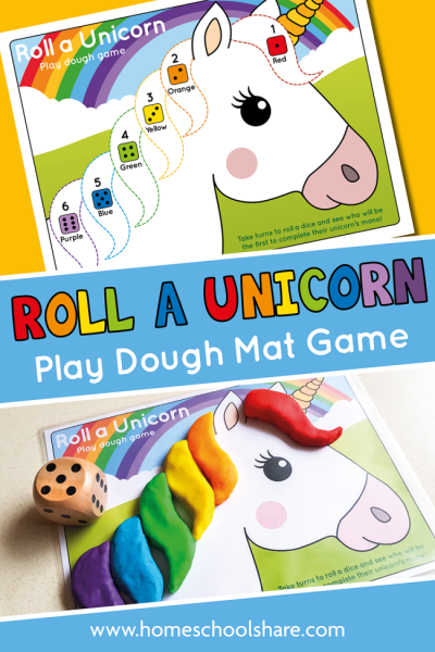 Unicorn Playdough Mat Printables (free!) - Homeschool Share