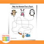 Animal Mazes Printable for Preschool - Homeschool Share