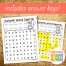 Autumn Word Search - Homeschool Share