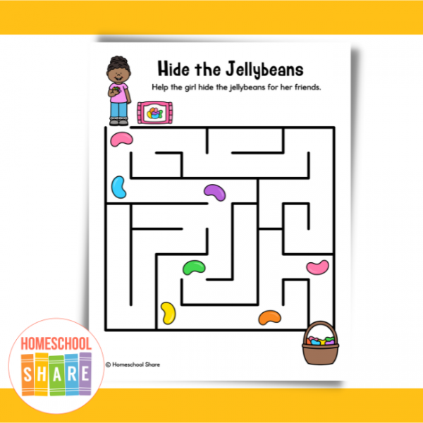 Easy Easter Mazes (free!) - Homeschool Share
