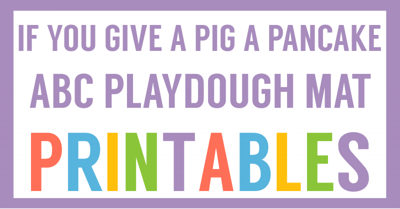 Free If You Give a Pig a Pancake Printable - Homeschool Share