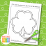 St. Patrick's Day Cutting Practice (free!) - Homeschool Share