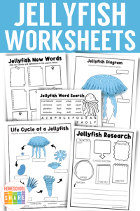 Jellyfish Worksheets - Homeschool Share