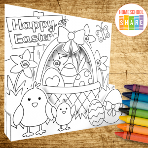 Free Printable Easter Chicks Craft - Homeschool Share