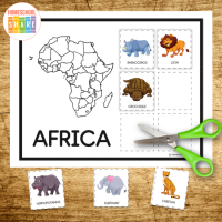 Animals and Their Continents Worksheet Set - Homeschool Share