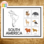 Animals and Their Continents Worksheet Set - Homeschool Share