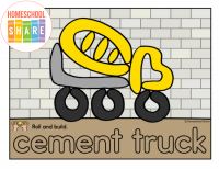 Construction Playdough Mats - Homeschool Share