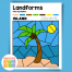 Landforms Color by Number Printables - Homeschool Share