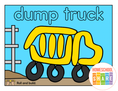 Construction Playdough Mats - Homeschool Share