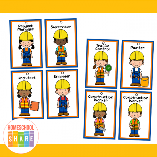 Construction Dramatic Play - Homeschool Share