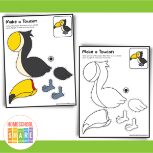 Printable Bird Crafts - Homeschool Share