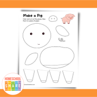 Cut and Paste Farm Animals (free printable crafts!) - Homeschool Share