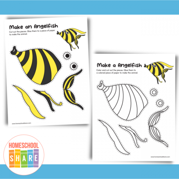 Ocean Animals Craft Printables - Homeschool Share