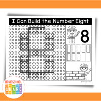 Build with LEGO Numbers Printables - Homeschool Share