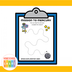 Complete Astronaut Missions with Space Tracing Worksheets - Homeschool ...