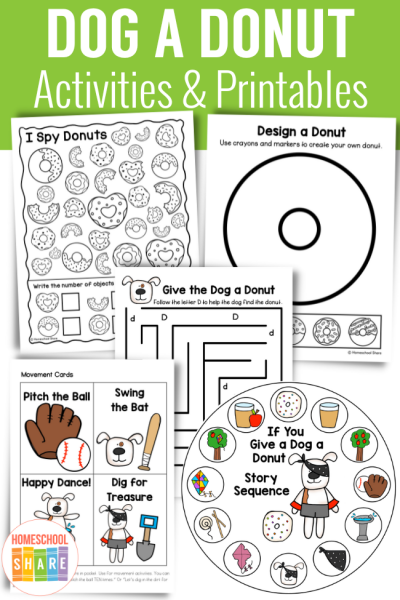 If You Give a Dog a Donut Activities - Homeschool Share