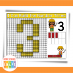 Build with LEGO Numbers Printables - Homeschool Share