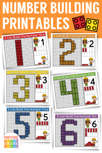Build with LEGO Numbers Printables - Homeschool Share