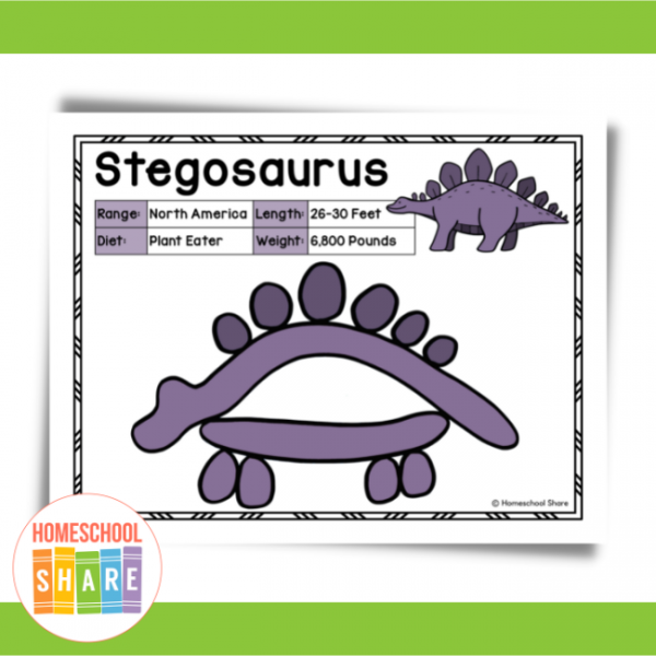 Dinosaur Playdough Mats - Homeschool Share