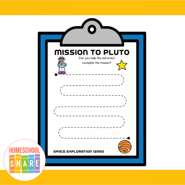 Complete Astronaut Missions with Space Tracing Worksheets - Homeschool ...