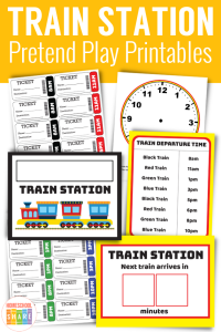 Train Station Dramatic Play Printables - Homeschool Share