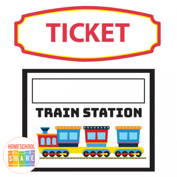 Train Station Dramatic Play Printables - Homeschool Share