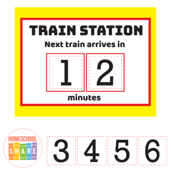 Train Station Dramatic Play Printables - Homeschool Share