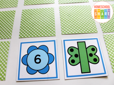 Flower Matching Game - Homeschool Share