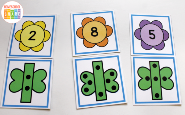 Flower Matching Game - Homeschool Share