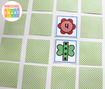 Flower Matching Game - Homeschool Share