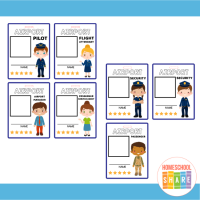 Airport Dramatic Play (free printables!) - Homeschool Share