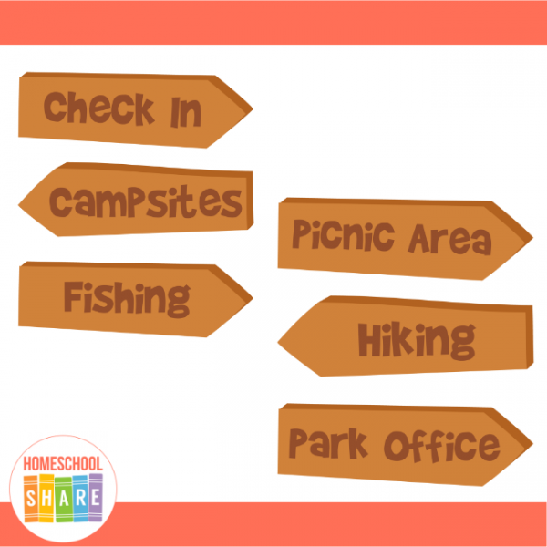 Campsite Dramatic Play Printables - Homeschool Share