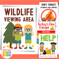 Campsite Dramatic Play Printables - Homeschool Share