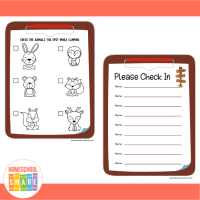 Campsite Dramatic Play Printables - Homeschool Share