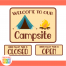 Campsite Dramatic Play Printables - Homeschool Share
