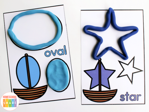 Boat Shape Playdough Mats - Homeschool Share