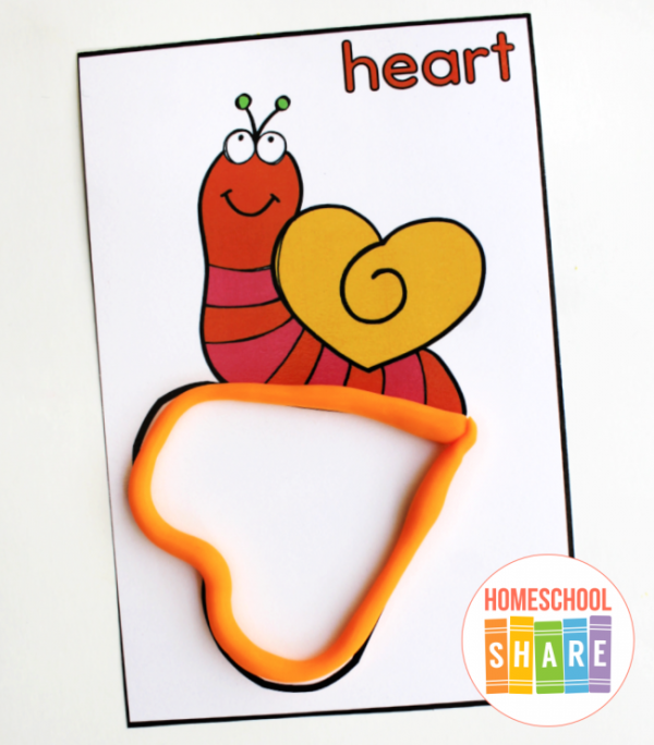 Snail Shape Playdough Mats - Homeschool Share