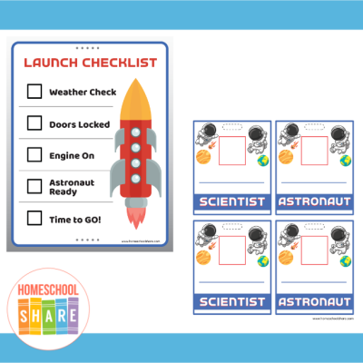 Space Dramatic Play Printables - Homeschool Share