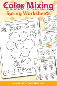 Color Mixing Worksheets (free!) - Homeschool Share