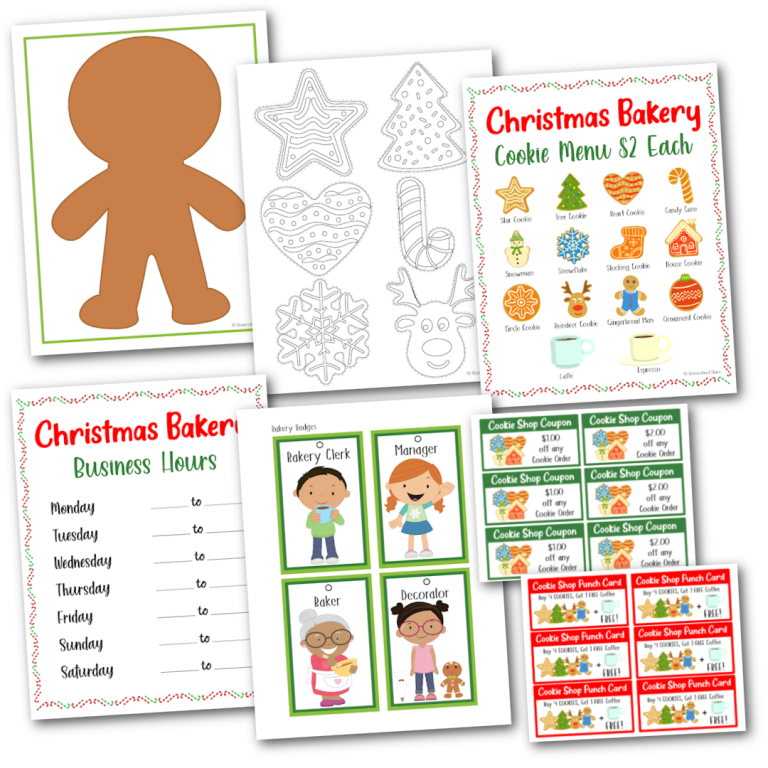 Christmas Printables for Preschoolers - Homeschool Share