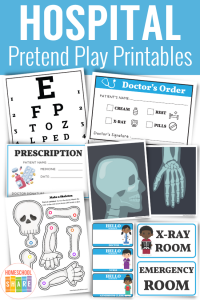 Hospital Dramatic Play (free printables!) - Homeschool Share