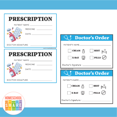Hospital Dramatic Play (free printables!) - Homeschool Share