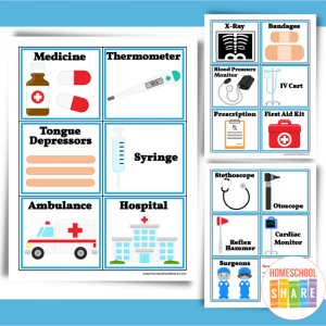 Hospital Dramatic Play (free printables!) - Homeschool Share