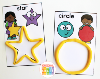 Free Printable Shape Playdough Mats - Homeschool Share