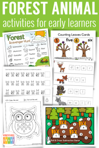 Forest Animal Theme for Preschool - Homeschool Share