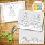 Printable Christmas Activity: Color a 3D Scene - Homeschool Share