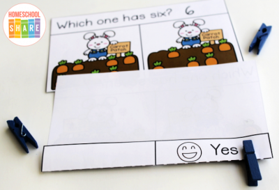 Carrot Count and Clip Cards - Homeschool Share