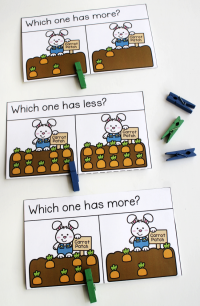 Carrot Count and Clip Cards - Homeschool Share